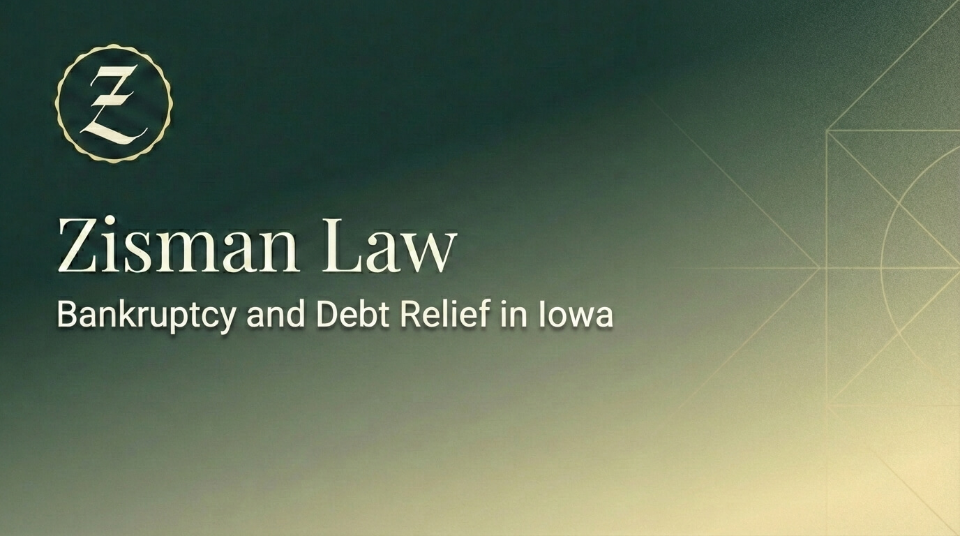 Meet Shane Zisman | Iowa Bankruptcy Attorney | Zisman Law